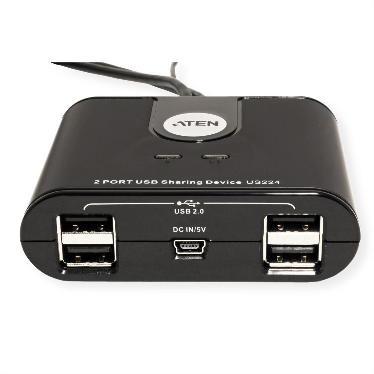 ATEN US224 USB 2.0-Peripheriegeräte-Switch mit 2 Ports - SECOMP GmbH