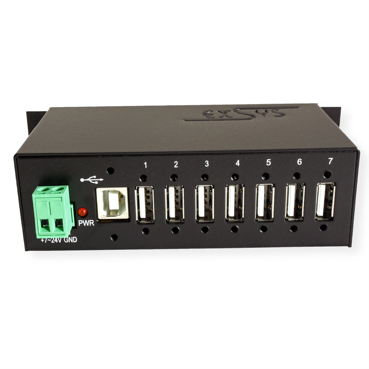 EXSYS EX-1177HMV USB 2.0 Hub Metall 7-Port - SECOMP GmbH