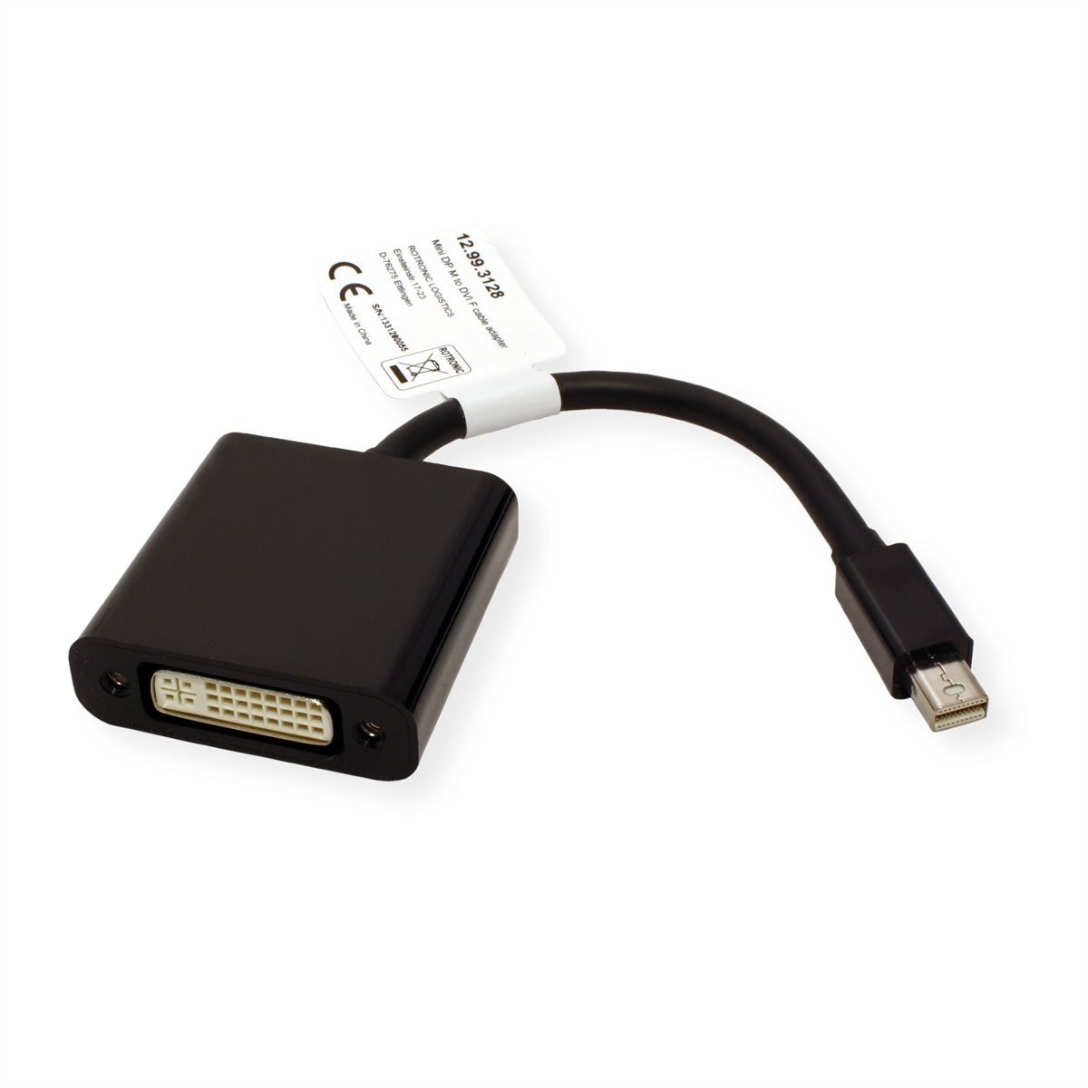 VALUE Mini DisplayPort-DVI Adapter, Mini DP ST - DVI BU - SECOMP GmbH