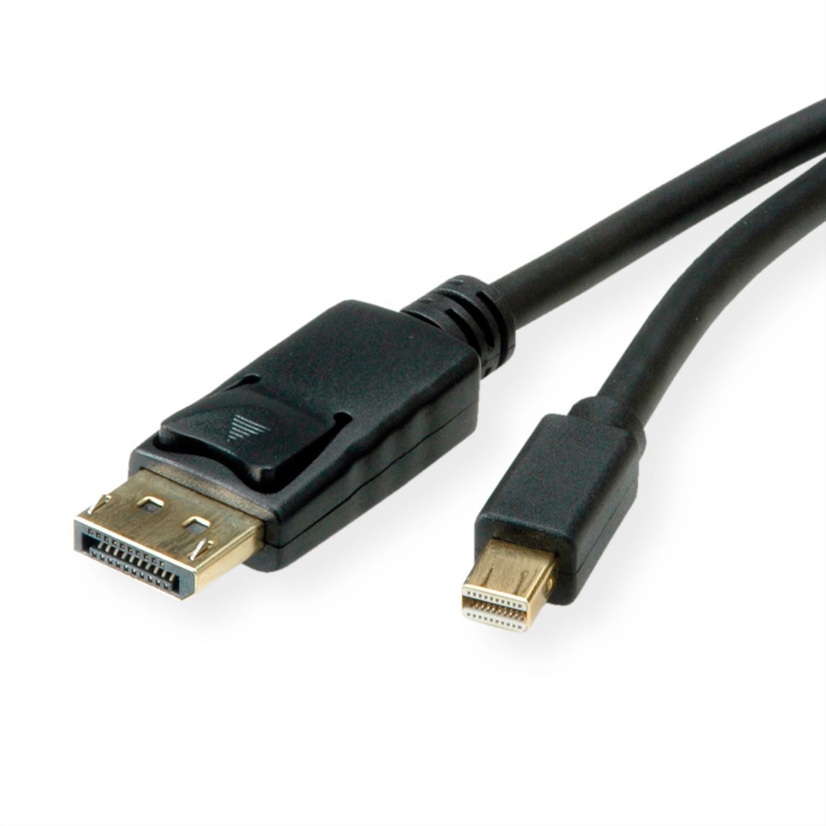 ROLINE Mini DisplayPort Kabel, v1.3, mDP - DP, ST - ST, schwarz, 1,0 m ...