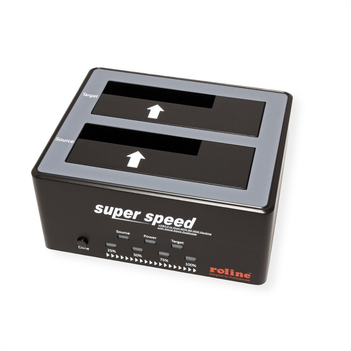 ROLINE 2.5" / 3.5" SATA HDD/SSD Docking Station, USB 3.2 Gen 1, HDD ...