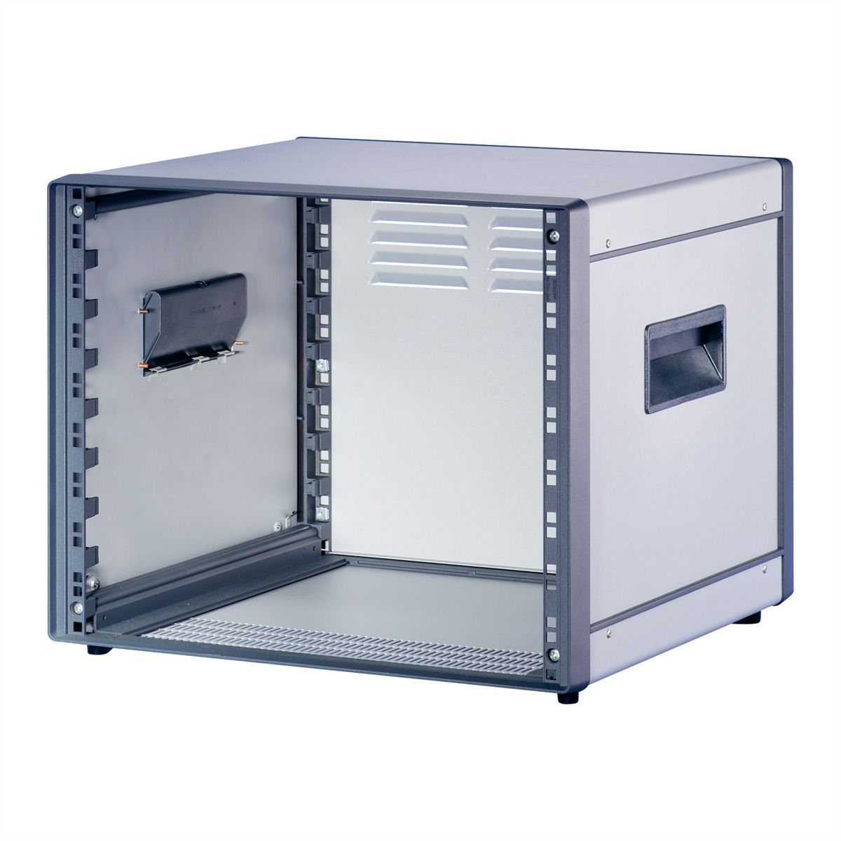 SCHROFF 19"-Gehäuse 12 HE, Aluminium - COMPTEC GEHAEUSE 12HE 400T - SECOMP Electronic Components ...