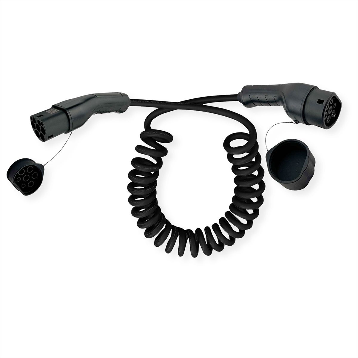 ROLINE E-Auto Ladekabel Typ2, 3-phasig, 480VAC (3P+N+E), 16 A, 11 kW ...