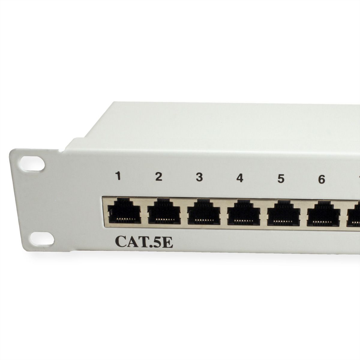 VALUE Cat.5e (Class D) 19"-Patchpanel, 24P, geschirmt, grau - SECOMP ...