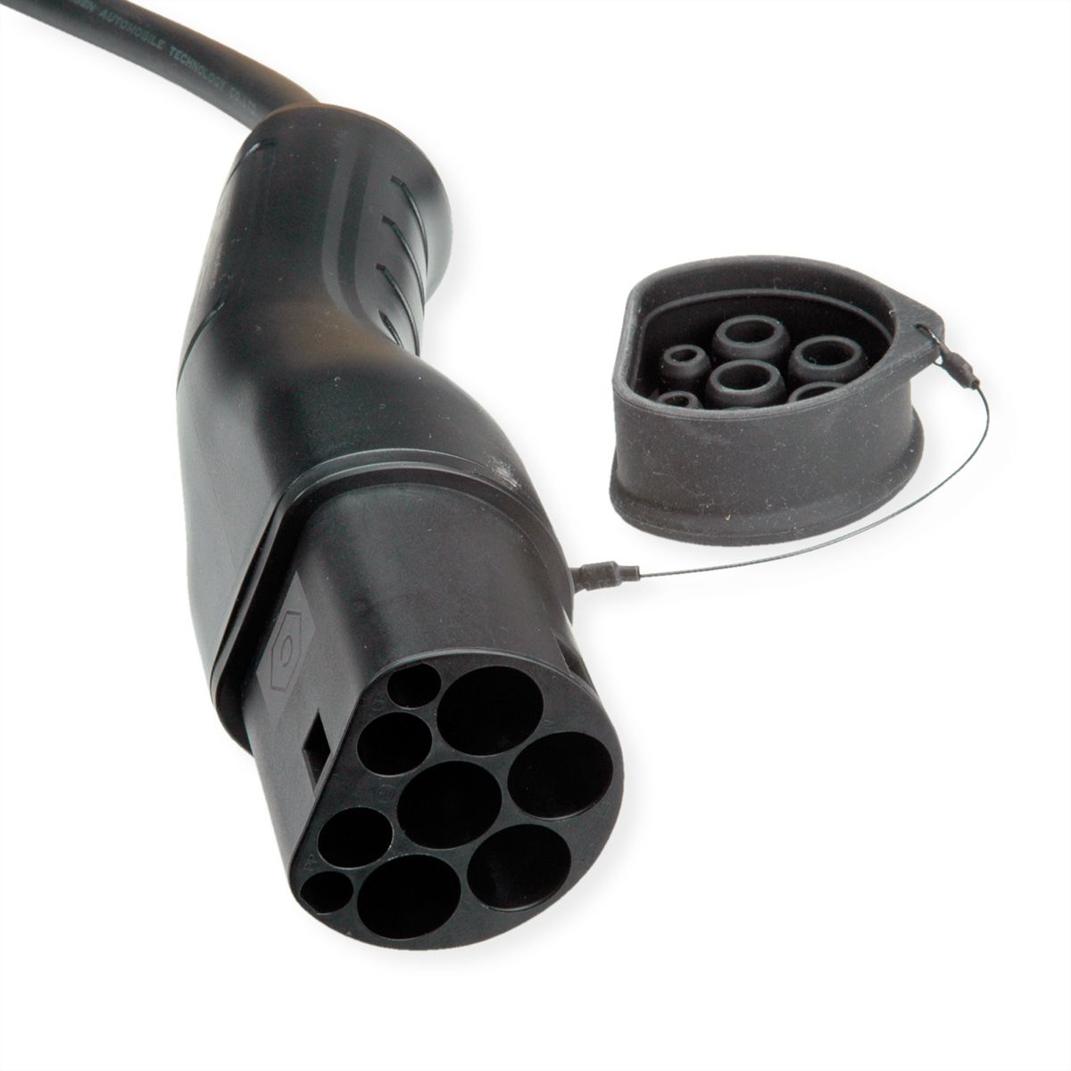 ROLINE E-Auto Ladekabel Typ2, 3-phasig, 480VAC (3P+N+E), 16 A, 11 kW, 7 ...