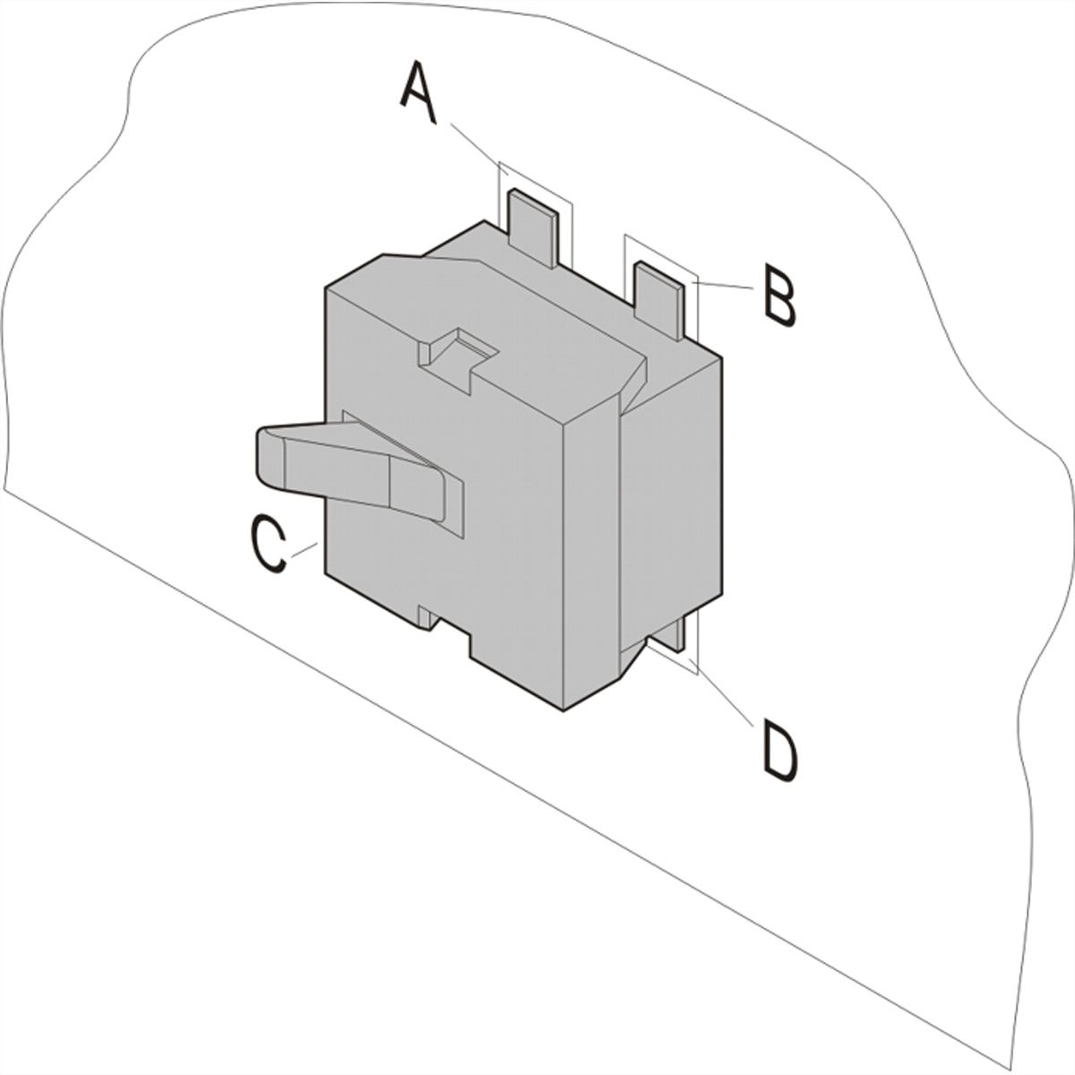 SCHROFF Mikroschalter für AdvancedMC-Modul (Schliesser) - MIKROSCHALTER ...