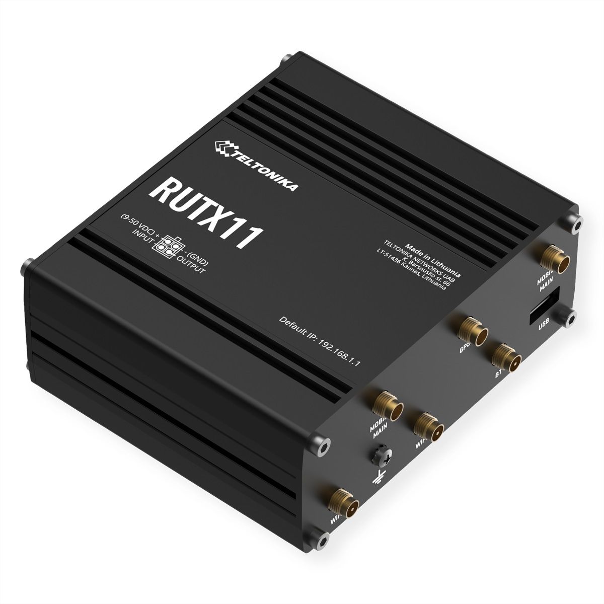 TELTONIKA RUTX11 LTE/4G Industrie Router - SECOMP Electronic Components ...