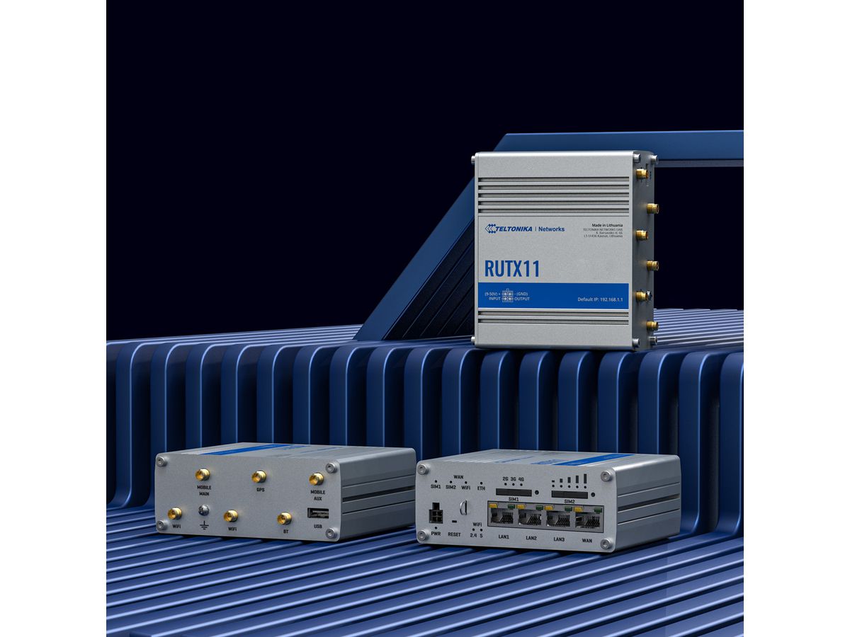 TELTONIKA RUTX11 LTE/4G Industrie Router - SECOMP Electronic Components ...