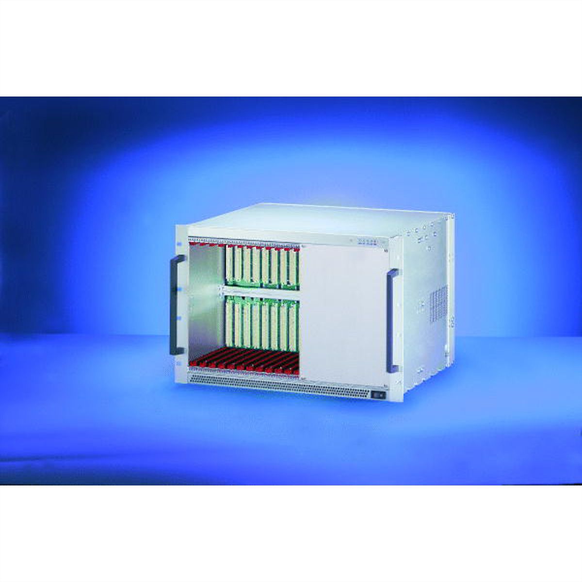 SCHROFF 7 HE, 12 Slot, für Transition Module - BGTR VME 7HE (1/2+6+1/2 ...