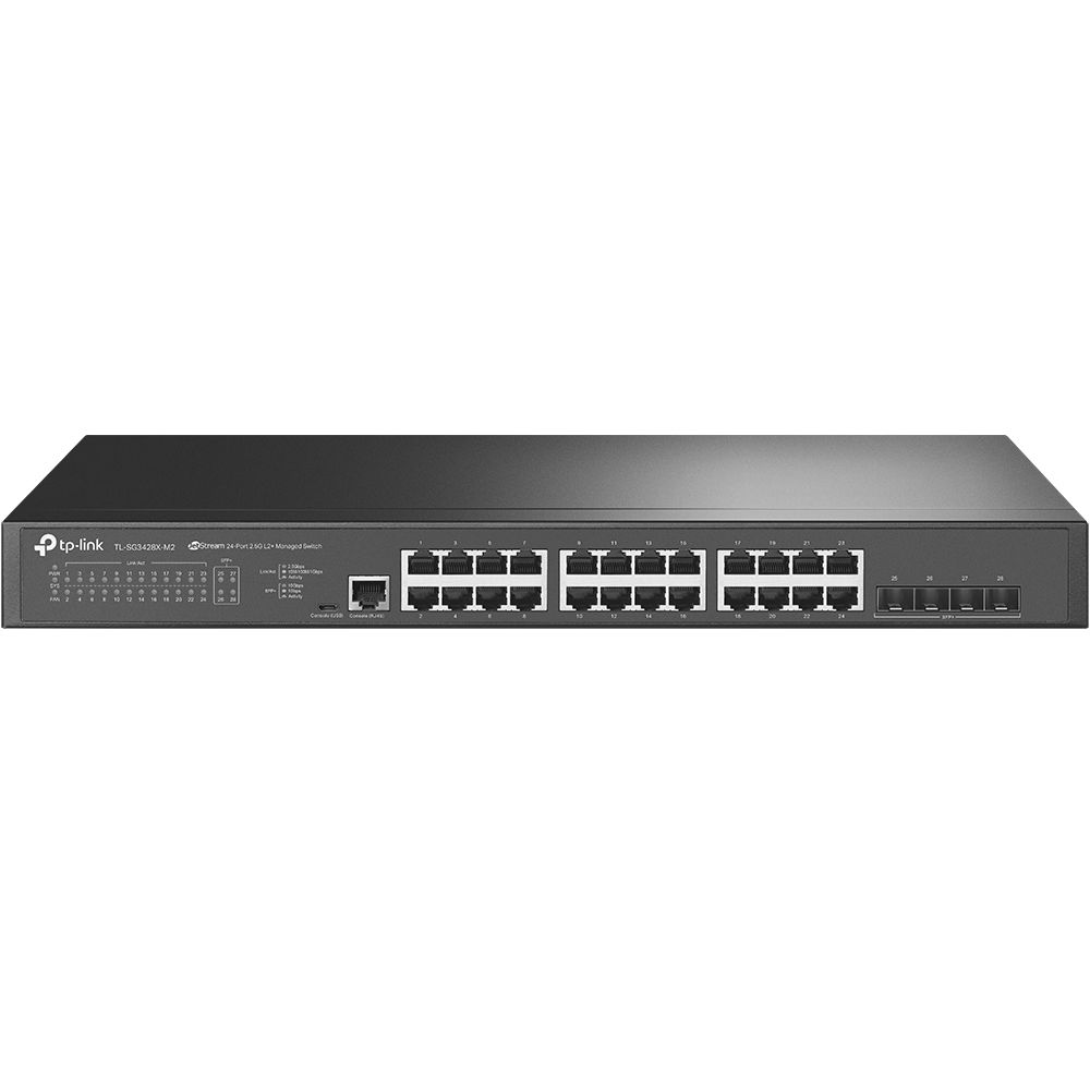 TP-Link JetStream ™ 24-Port 2.5GBASE-T L2+ Managed Switch with 4 10GE ...