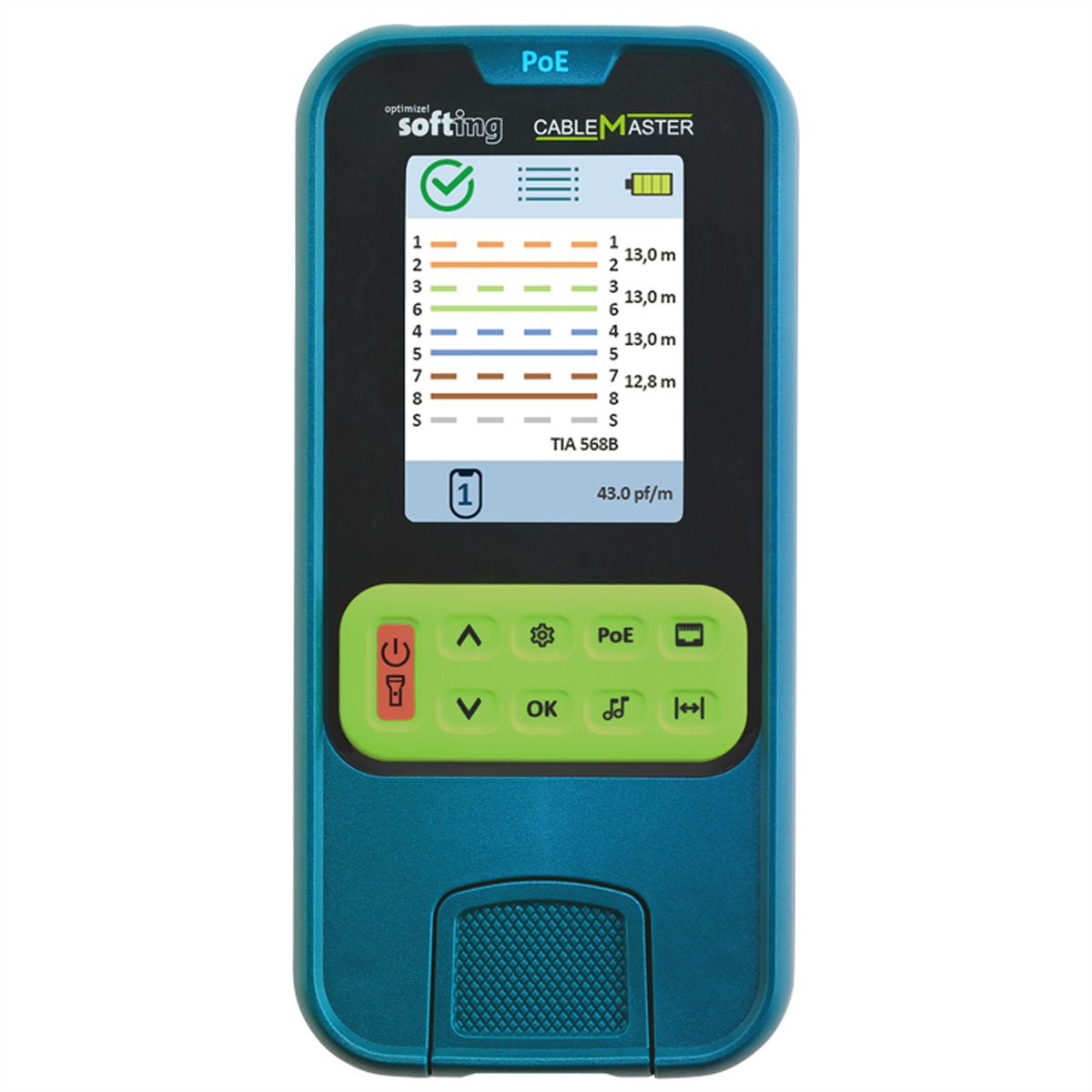 SOFTING CableMaster PoE, Verdrahtungs- und PoE++ Tester - SECOMP ...