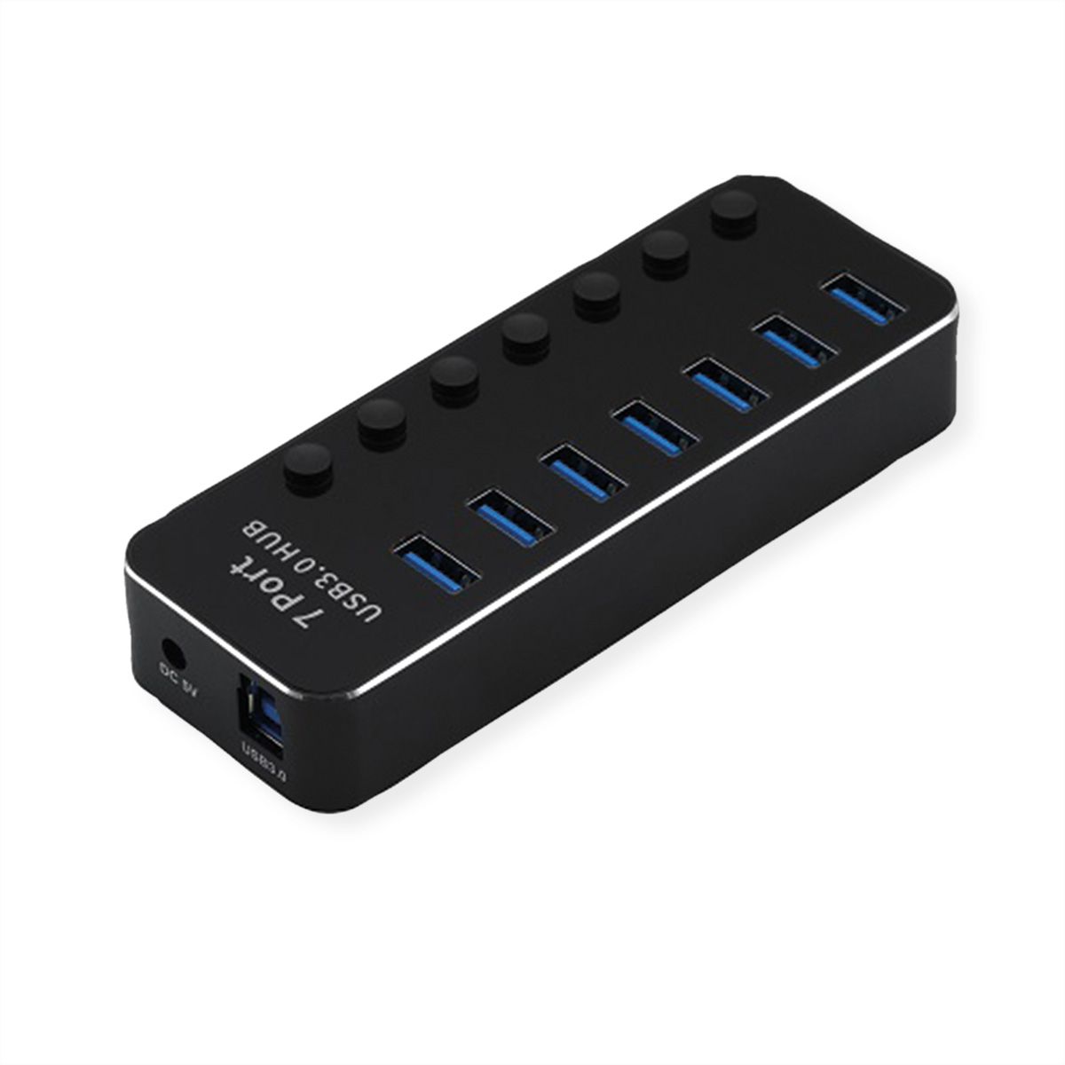 ROLINE USB 3.2 Gen 1 Notebook Hub, 7 Ports, einzeln schaltbar - SECOMP ...